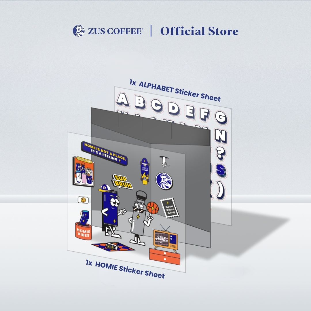 ZUS® Official Store | ZUS Essential Sticker Pack - 1's