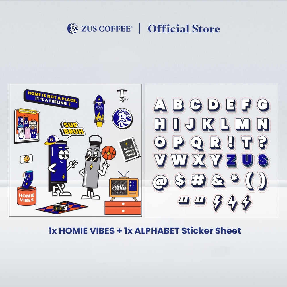 ZUS® Official Store | ZUS Essential Sticker Pack - 1's