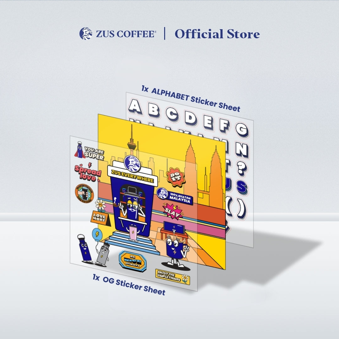 ZUS® Official Store | ZUS Essential Sticker Pack - 1's