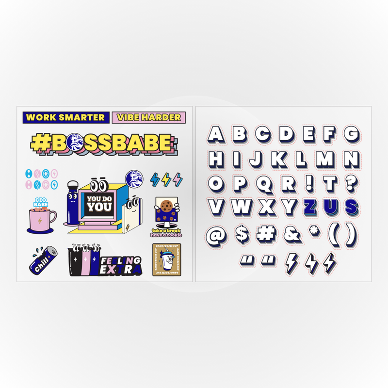 ZUS® Official Store | ZUS Essential Sticker Pack - 1's