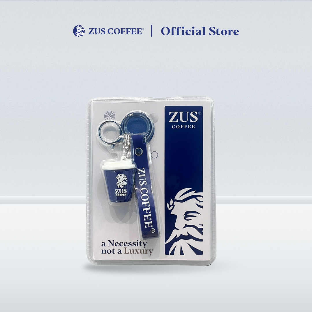 ZUS® Official Store | ZUS Key Chain - ZUS COFFEE Hot Cup - Thunder Blue